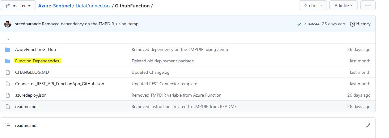 GithubFunction data connector unclear Post Deployment Steps · Issue #2119 · Azure/Azure-Sentinel ...
