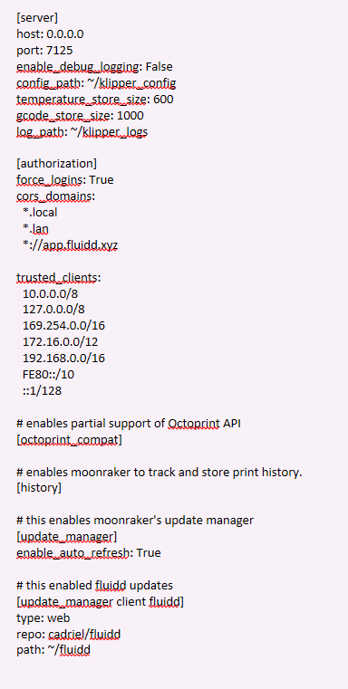 No Moonraker connection · Issue #235 · Arksine/moonraker · GitHub