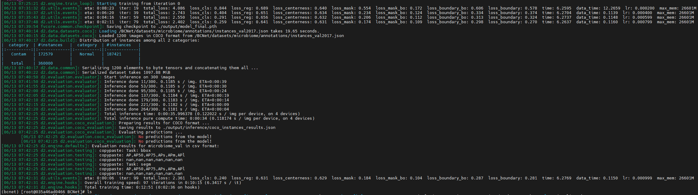 There's no prediction during evaluation · Issue #114 · lkeab/BCNet · GitHub
