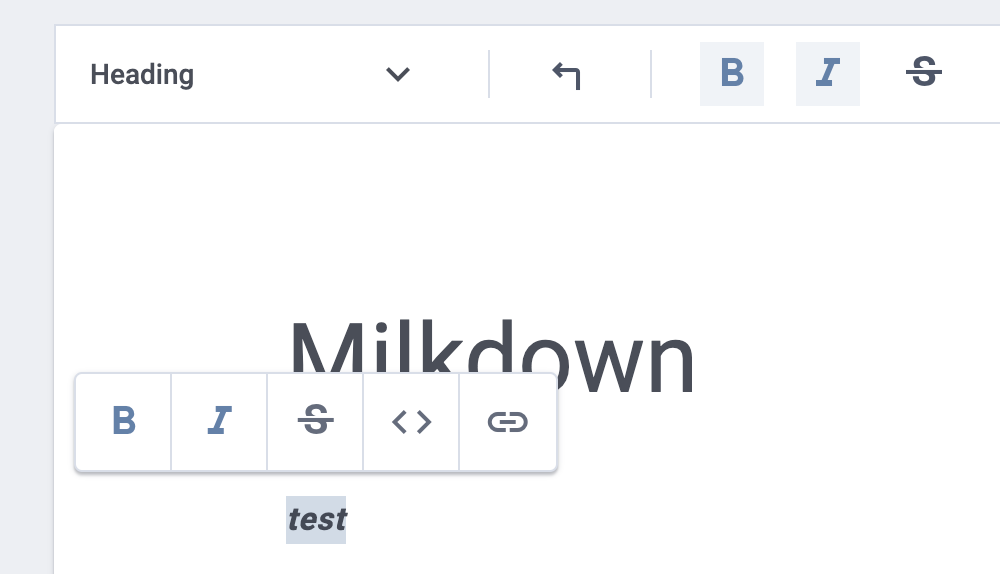 [Feature] Show correct state/marks on hover menu · Issue #281 · Milkdown/milkdown · GitHub