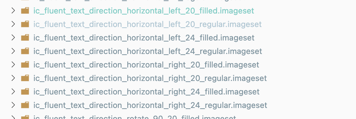 LTR and RTL icon were built into same imageset in iOS · Issue #367 · microsoft/fluentui-system ...