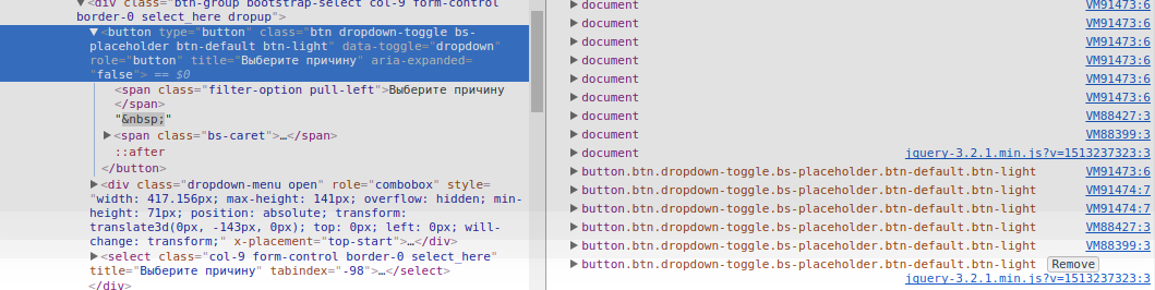 Adding excess eventlistener while rebuilding selectpicker with ajax · Issue #1879 ...