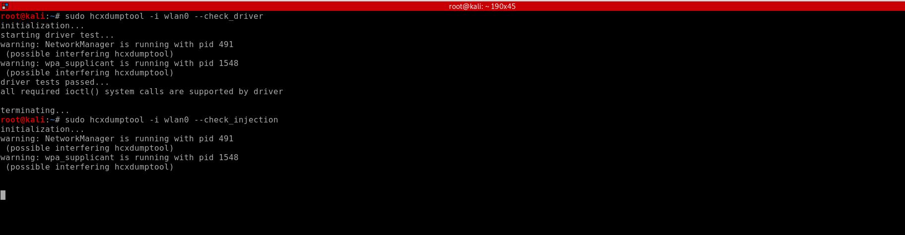 Interface is not on expected channel · Issue #161 · ZerBea/hcxdumptool · GitHub
