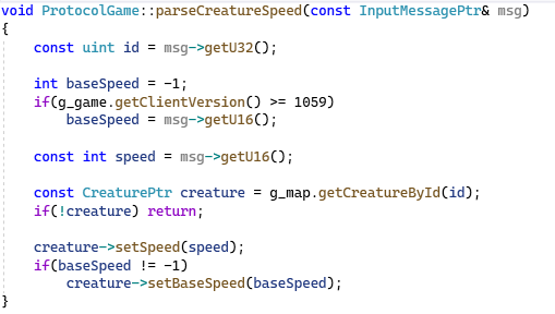 Glitch on change speed · Issue #227 · mehah/otclient · GitHub