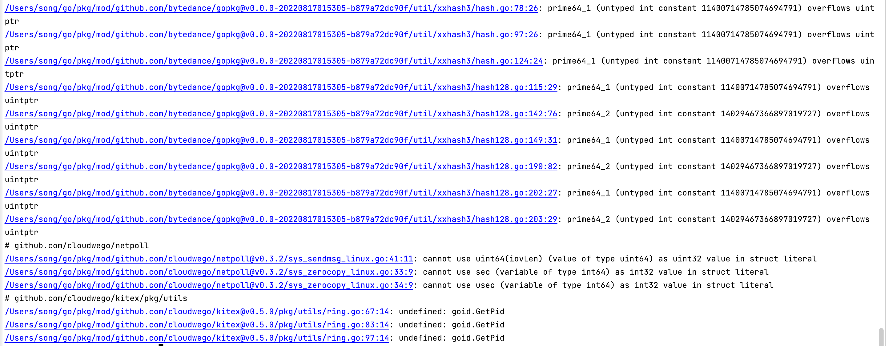 Hope kitex is compatible with arm architecture · Issue #447 · cloudwego/kitex · GitHub