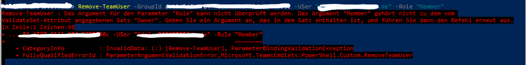 Remove Teamuser Missing Role Parameters · Issue 5048 · Microsoftdocsoffice Docs Powershell