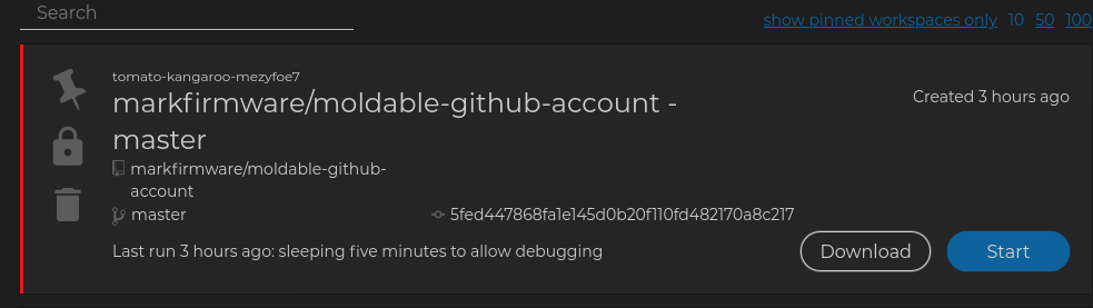 5fed447868fa1e145d0b20f110fd482170a8c217 · Issue #3266 · gitpod-io/gitpod · GitHub