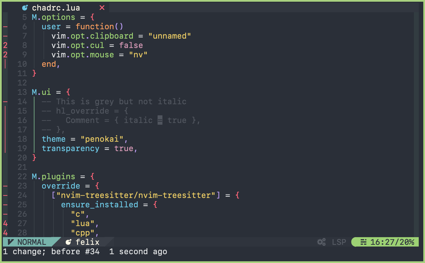 hl_override not working anymore for italic comments · Issue #1233 ...