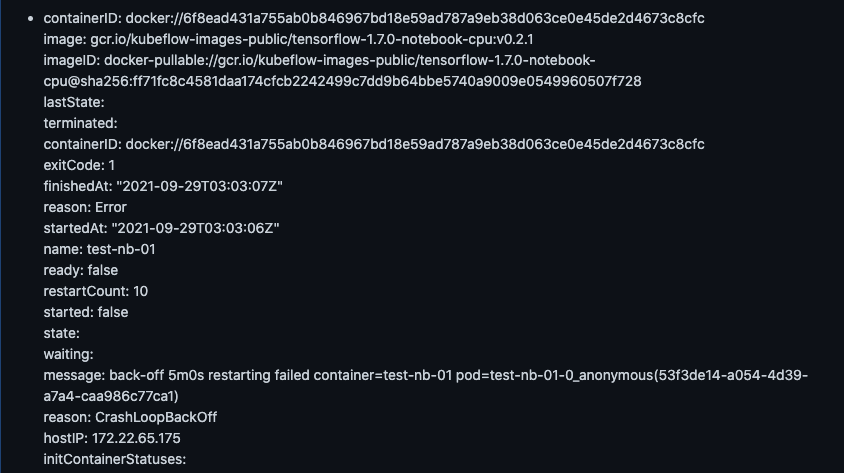 no healthy upstream error when connect to notebook server · Issue #6162 · kubeflow/kubeflow · GitHub