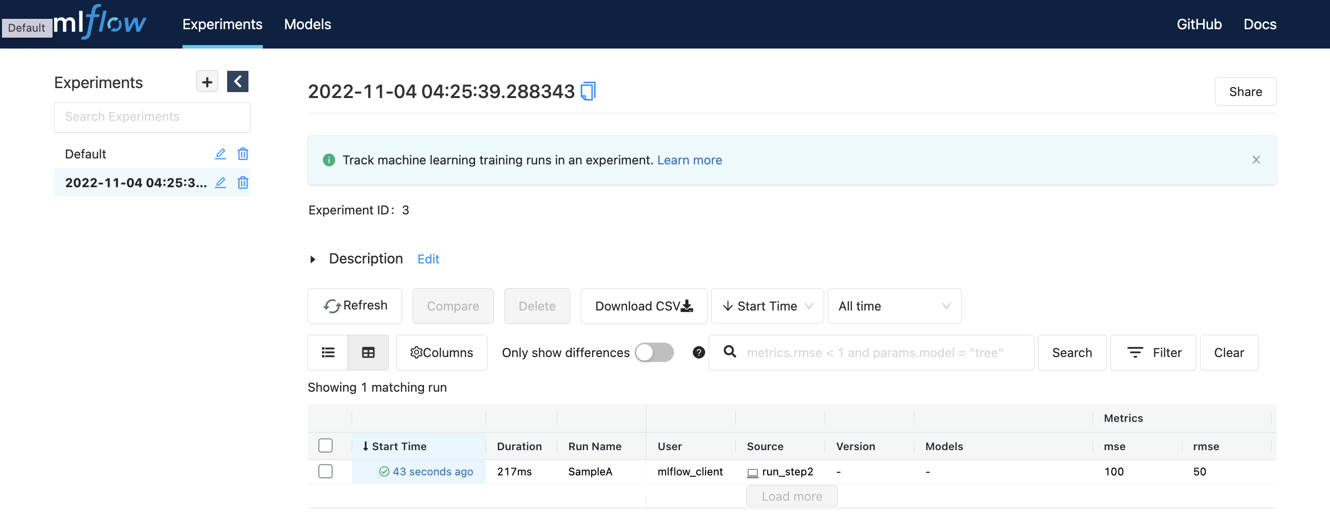 GitHub - ridai/mlflow_handson: handson for lecrure mlflow