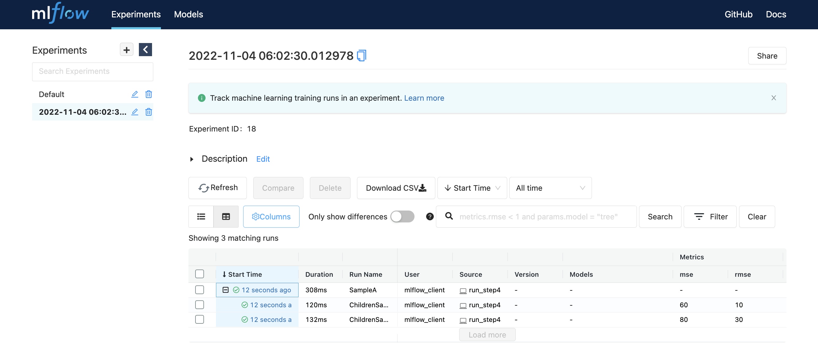 GitHub - ridai/mlflow_handson: handson for lecrure mlflow