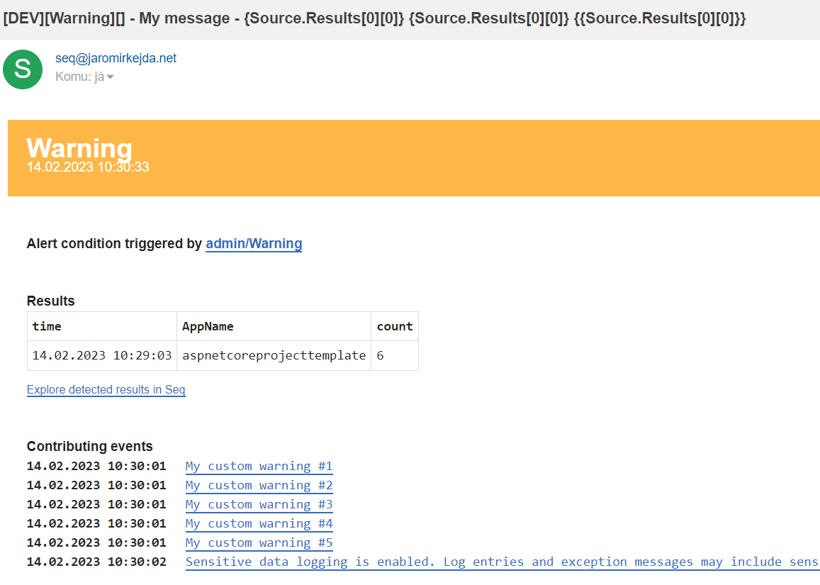 Alerts - how to add additional data to the 'contributingEvents'? · datalust seq-tickets ...