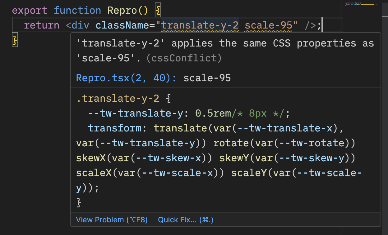 V0 9 12 Regression False Negative On Multiple `transform` Classes · Issue 841 · Tailwindlabs