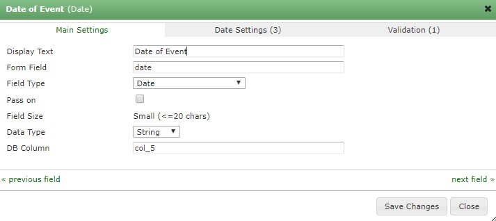When selecting field type date, nothing is submitted via emal · Issue #303 · formtools/core · GitHub