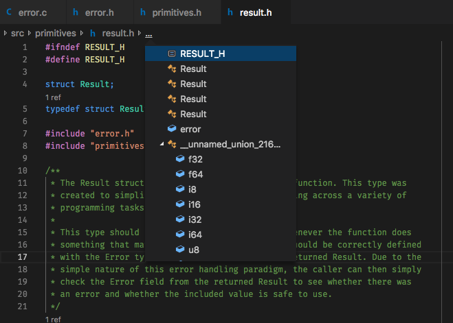 New 1.26 breadcrumbs menu needs styling · Issue #85 · dracula/visual-studio-code · GitHub