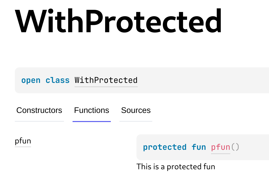 Show members visibility at the summary page · Issue #445 · Kotlin/dokka · GitHub