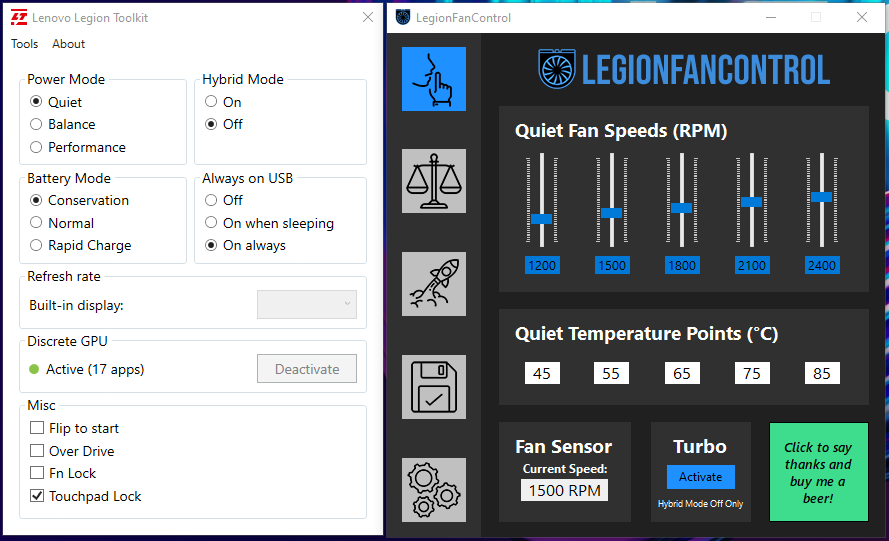 [Feature Request] Fan Controll Depending on the Power Mode · Issue #103 · BartoszCichecki ...