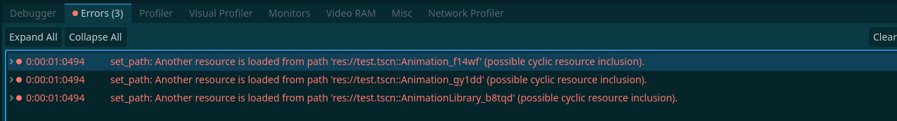 Error when using a node with AnimationPlayer as a Singleton [Godot 4.0] · Issue #69177 ...