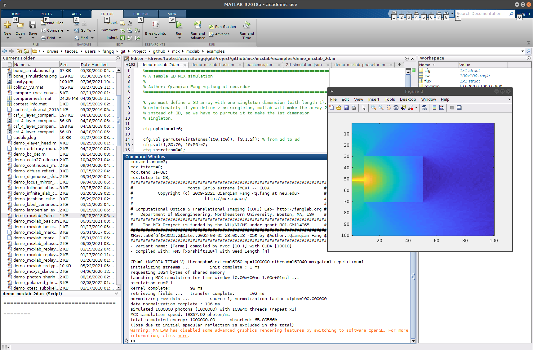 C++ Error: input media optical properties are less than the labels in ...