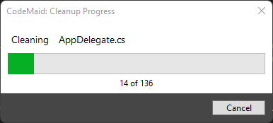 Cleanup Progress window layout not correct · Issue #801 · codecadwallader/codemaid · GitHub