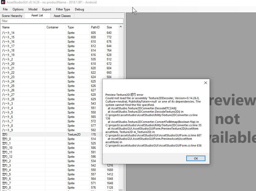 Some meshes not loading Correctly. · Issue #510 · Perfare/AssetStudio · GitHub