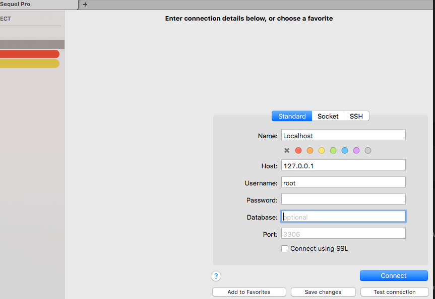 Connection Details Window Is Not Aligned · Issue 2940 · Sequelpro Sequelpro · Github