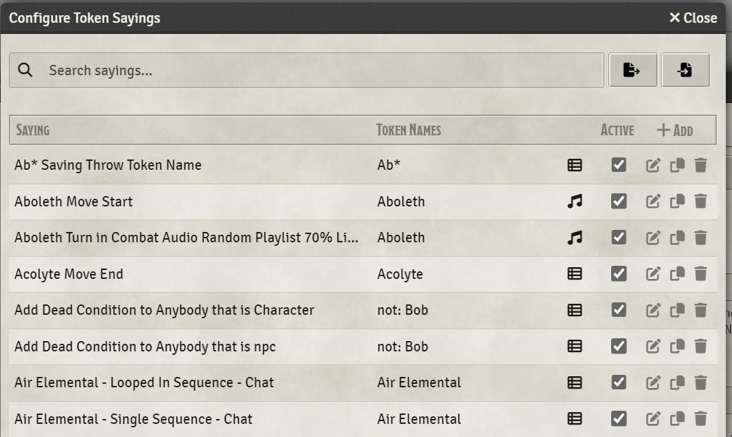 GitHub - p4535992/foundryvtt-token-says: Tokens speak dialog or play audio based on in game actions.