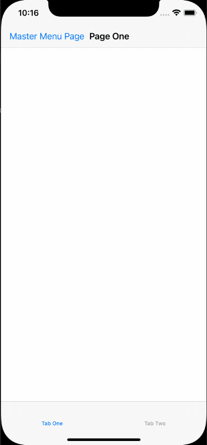 [Bug] NavigationPage embedded in a Tab inside a MasterDetail does not ...