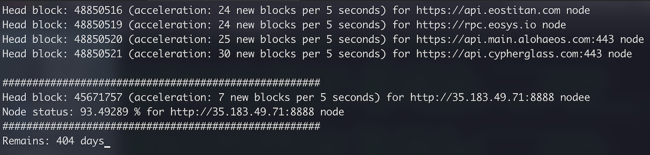 GitHub - 4ban/EOSNodeSyncStatus: A tool for checking the status of EOS ...