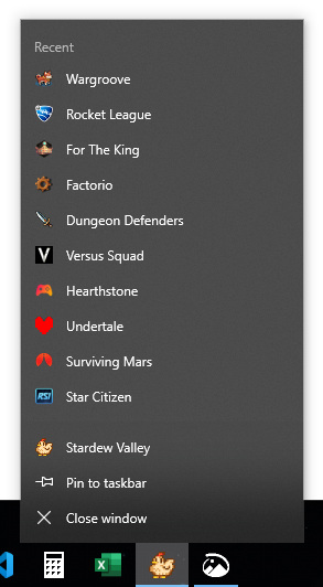 Taskbar icon for client is installed game · Issue #1286 · JosefNemec ...