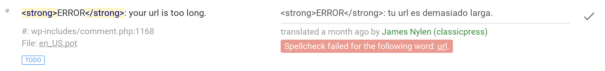 Translations: Issues with source strings · Issue #109 · ClassicPress/ClassicPress-v1 · GitHub