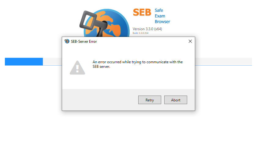 Can not connect to SEB server and No start URL · SafeExamBrowser seb-win-refactoring ...