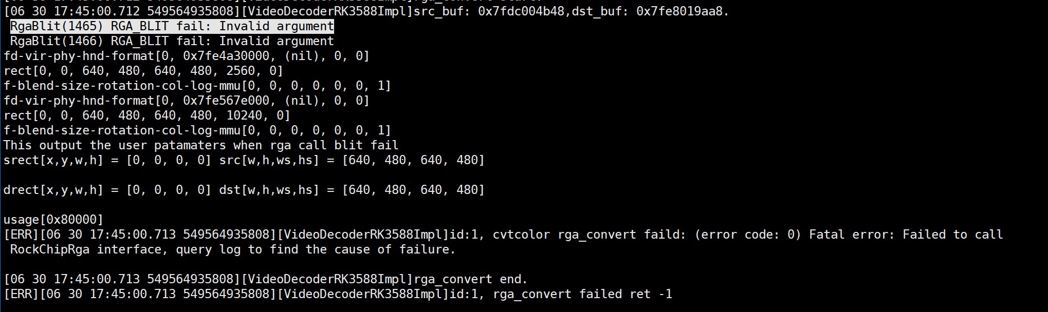 咨询一下rk 3588 imcvtcolor报错问题。 · Issue #5 · airockchip/librga · GitHub