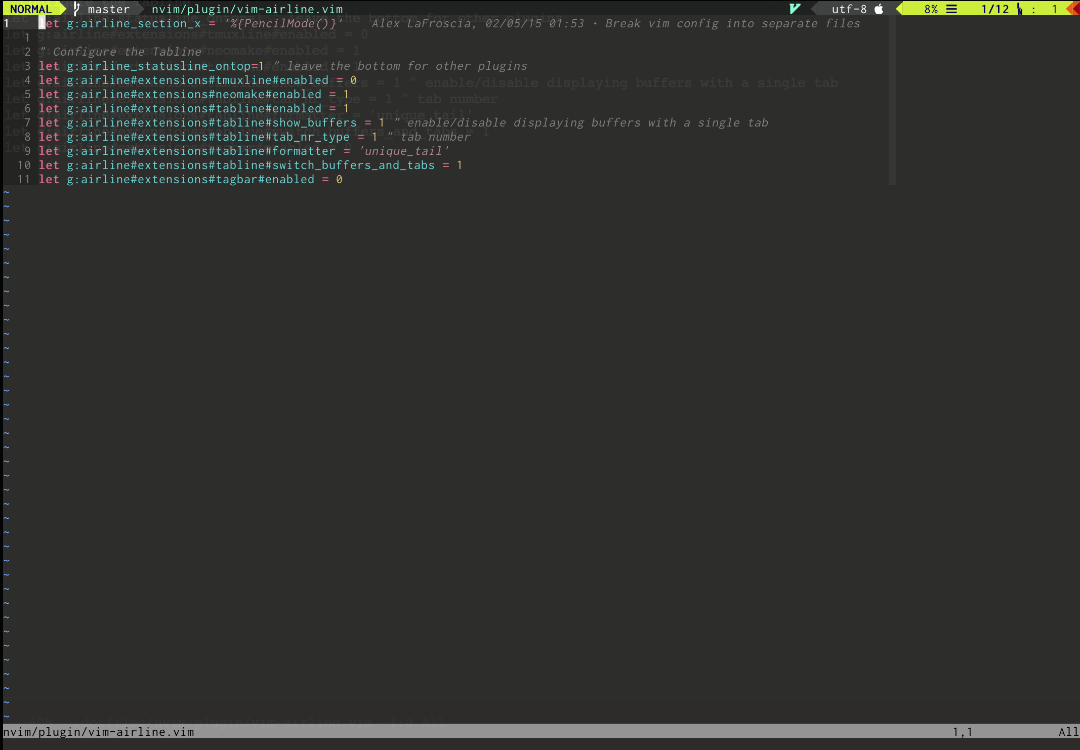 Buffers do not appear on airline tabline · Issue #2084 · vim-airline/vim-airline · GitHub