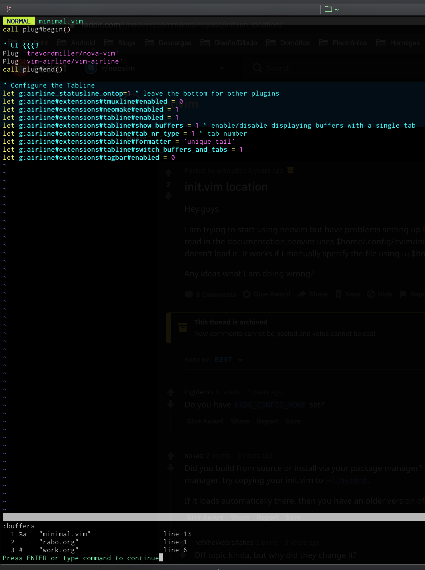 Buffers do not appear on airline tabline · Issue #2084 · vim-airline/vim-airline · GitHub