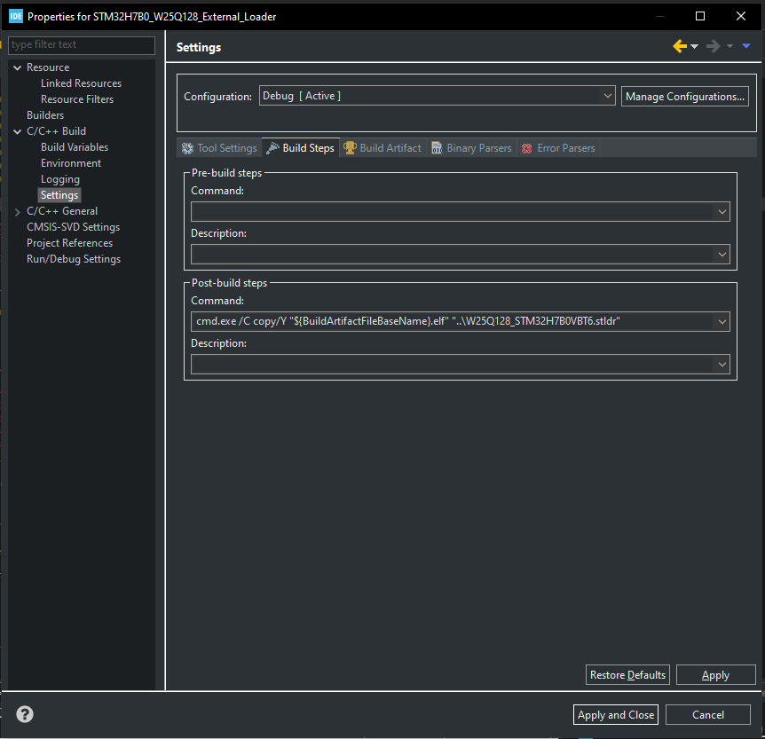 GitHub - bakhshipoor/STM32H7-W25Q128-External-Loader: W25Q128 External Loader for STM32H7