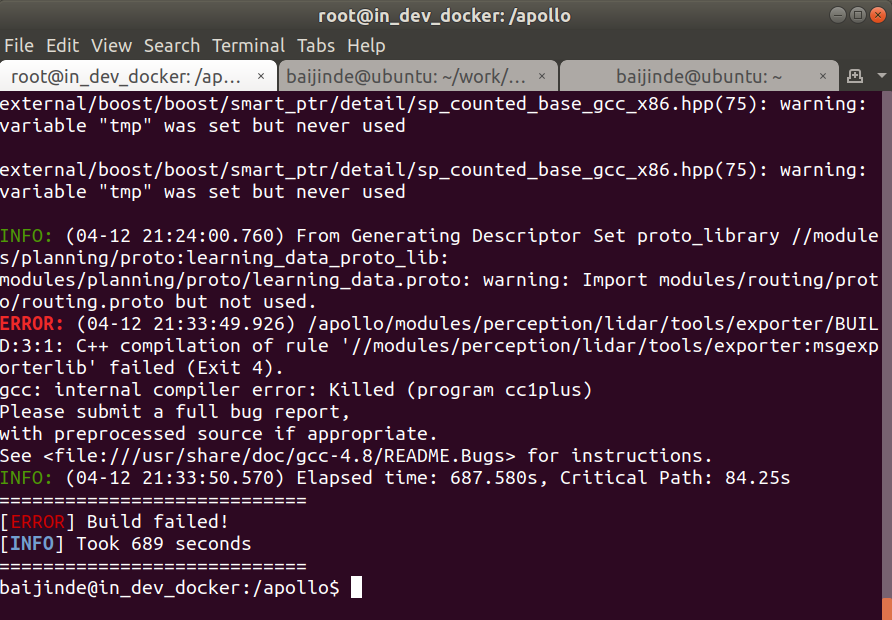 How To Solve The Apollo V550 In Docker Build Error · Issue 11006 · Apolloautoapollo · Github
