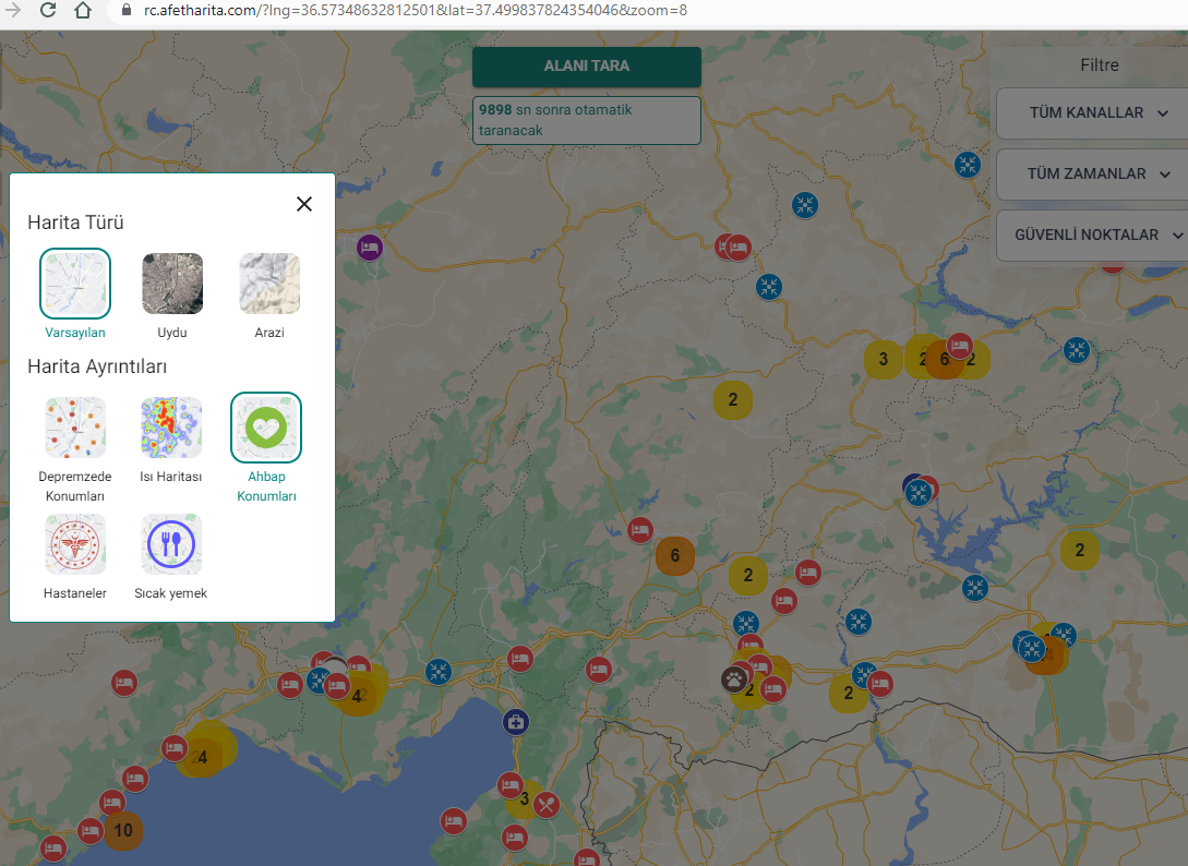 bug: Filters do not work properly · Issue #890 · acikyazilimagi/deprem-yardim-frontend · GitHub