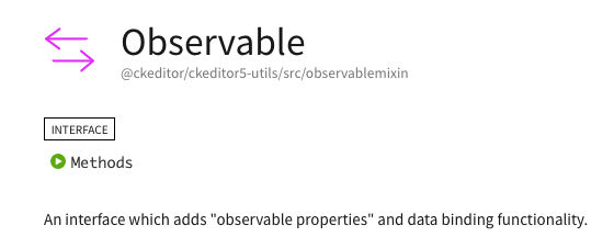 The `Observable` interface misses two events · Issue #12722 · ckeditor ...