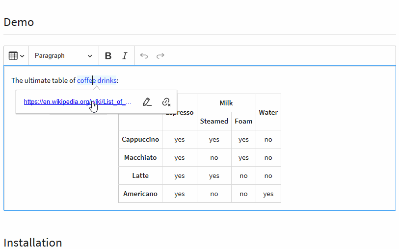 [Edge] Link / Table - Move selection from editing link to table ...