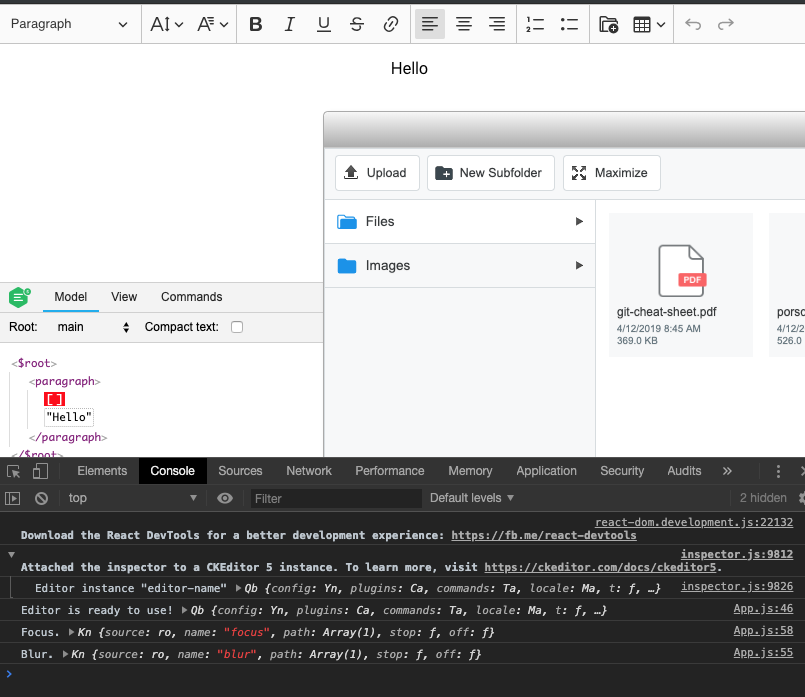 Ckfinder Cannot Read Property Modal Of Undefined · Issue 86 · Ckeditorckeditor5 React · Github