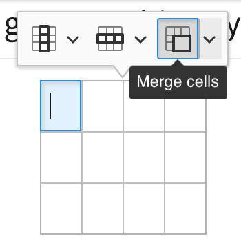 Merge cells button works after clicking the arrow instead the whole button · Issue #6666 ...