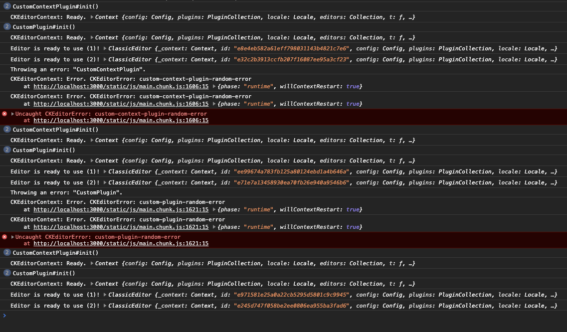 CKEditorContext calls onReady callback twice · Issue #186 · ckeditor/ckeditor5-react · GitHub