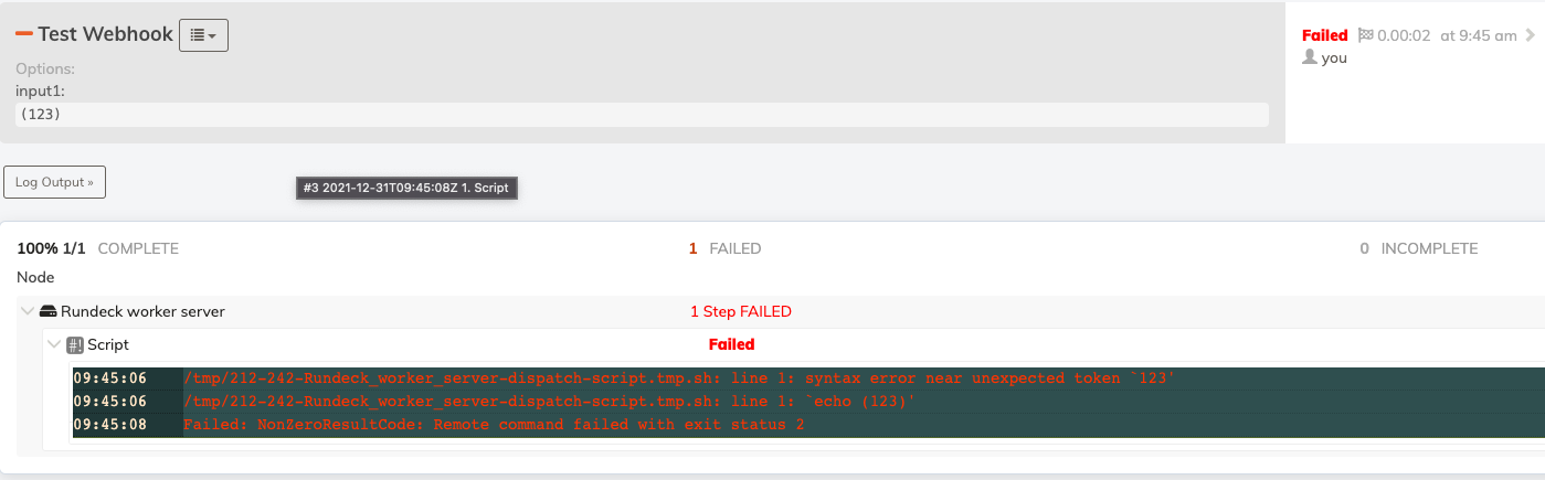 Rundeck Inserting Brackets To Json Data In Webhook · Issue 7459 · Rundeckrundeck · Github