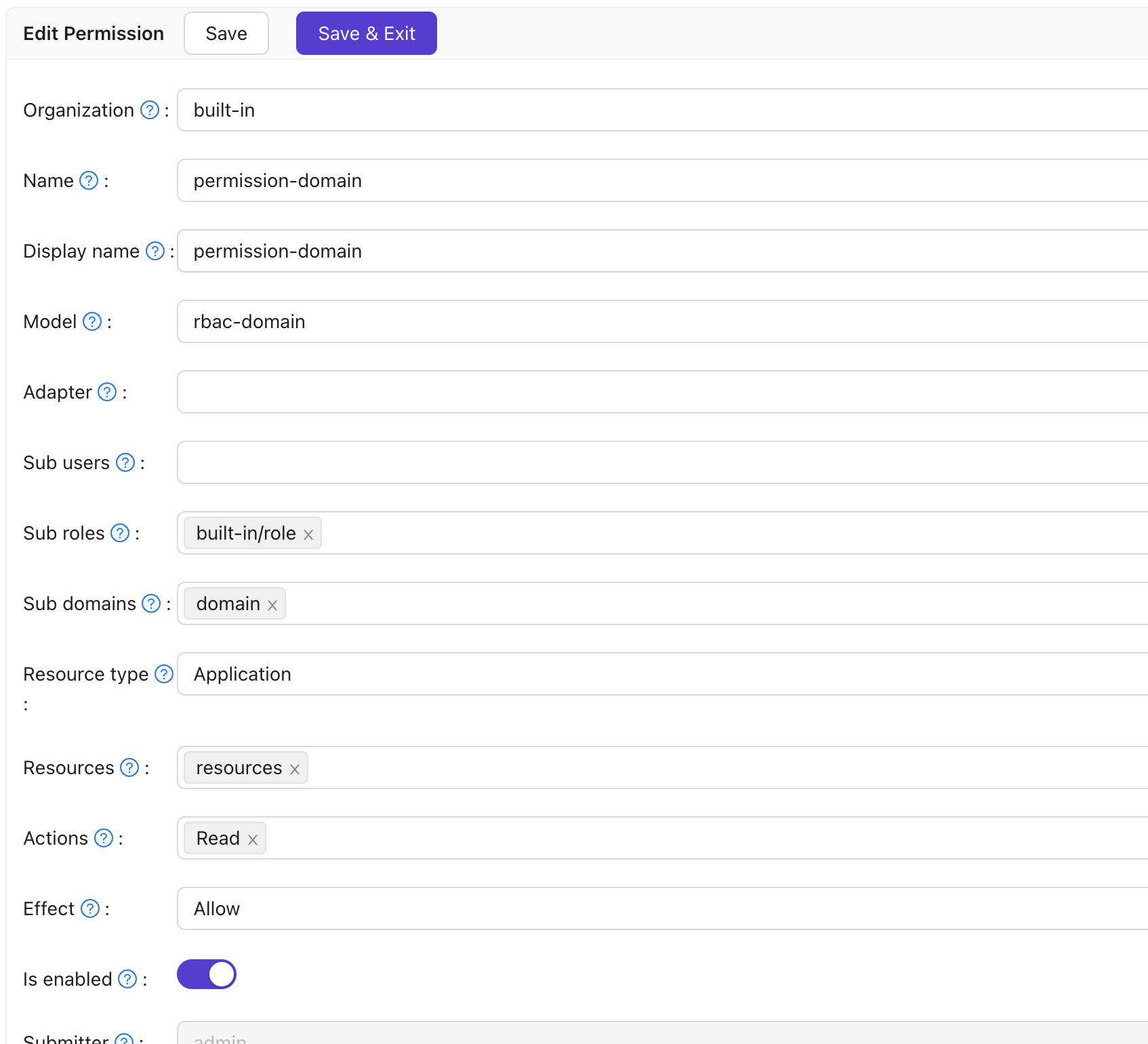 [Bug] model RBAC With Domains/Tenants · Issue #1737 · casdoor/casdoor ...