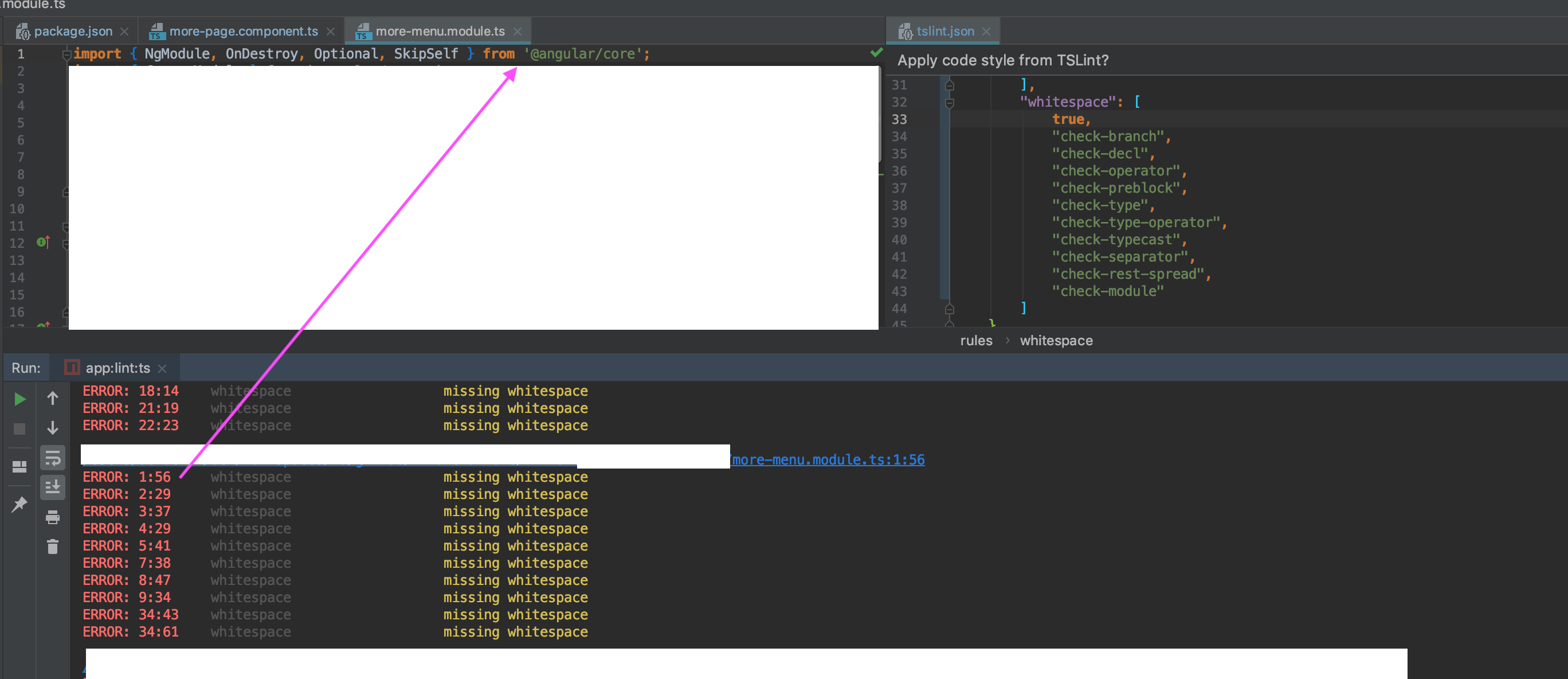"whitespace" documentation · Issue #4501 · palantir/tslint · GitHub