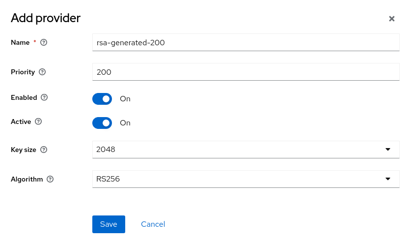 Priority is lost when creating new key provider · Issue #17823 · keycloak/keycloak · GitHub