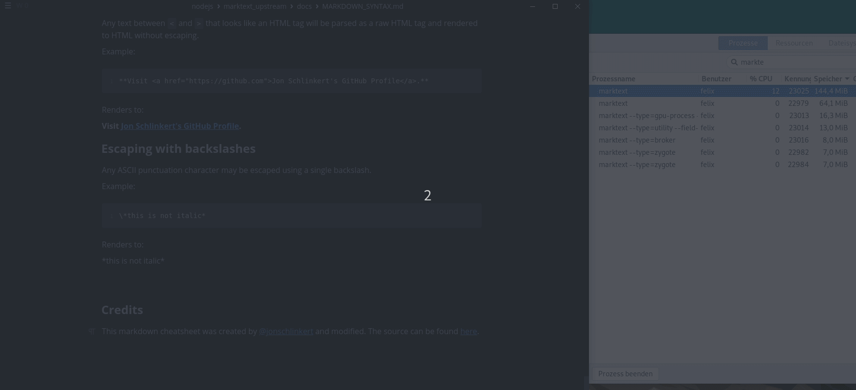 High CPU usage and lag during cursor positioning · Issue #1648 · marktext/marktext · GitHub
