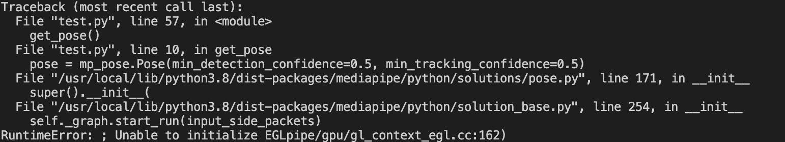 Disable display - Unable to initialize EGL · Issue #2127 · google-ai-edge/mediapipe · GitHub
