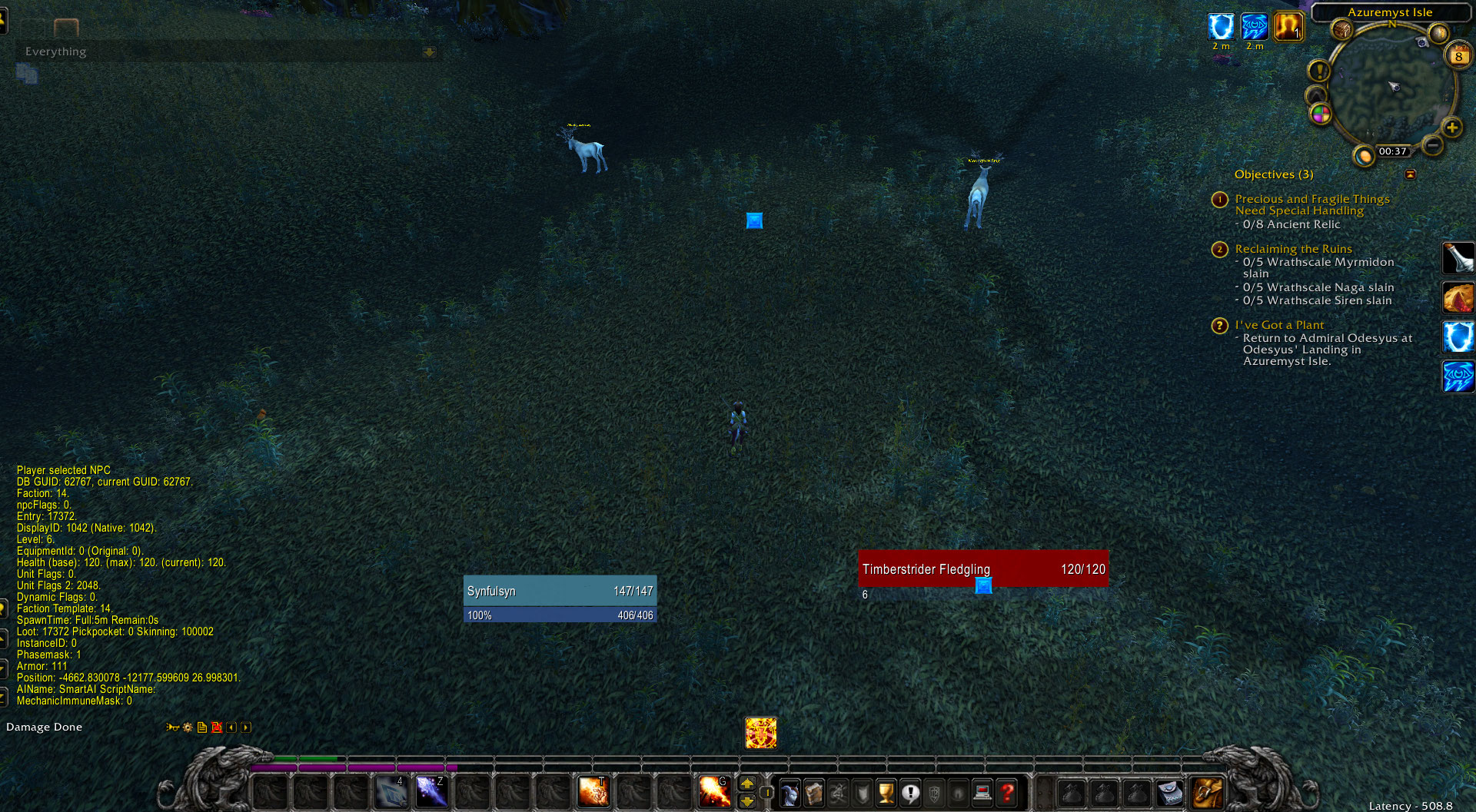 Undermap Timberstrider Fledgling · Issue #5200 · azerothcore/azerothcore-wotlk · GitHub